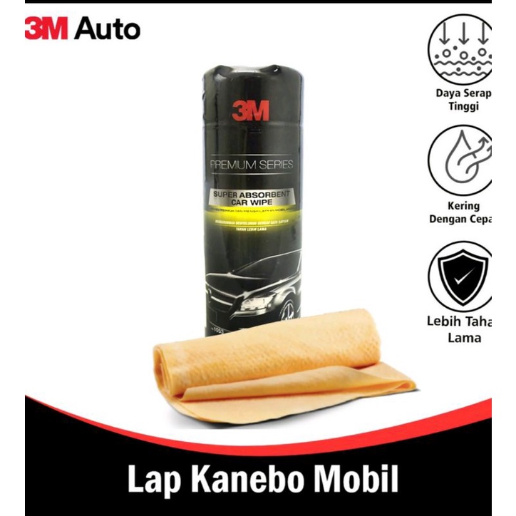 Jual KANEBO 3M Auto Lap Kanebo / Lap Pengering Kendaraan 42 x 31.5 CM ...