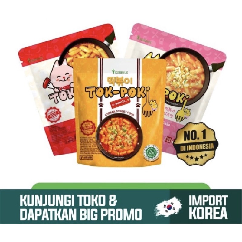 Jual Tok-Poki Korean Street Food K-Bunsik 140G | Shopee Indonesia