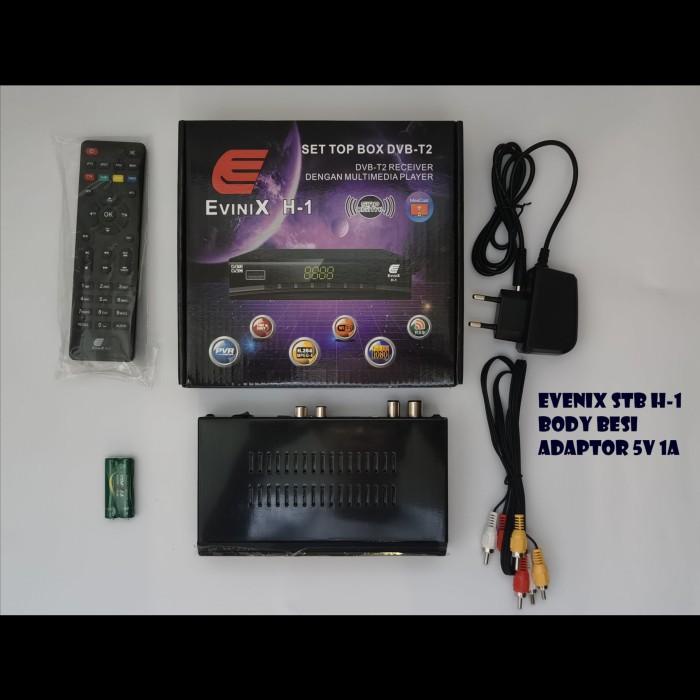 Jual Receiver Evinix H-1 Dvb-T2 Set Box Tv Digital H-1 | Shopee Indonesia