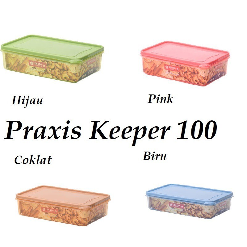 Jual LION STAR KP 6 PRAXIS KEEPER 100 KOTAK MAKANAN SEALWARE KOTAK BOX ...