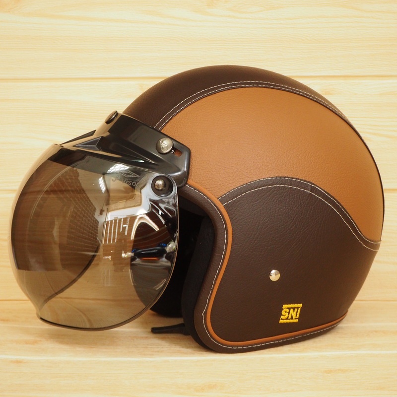 Jual BOGO HELM BOGGO CLASSIC GLOSSY SNI DEWASA PRIA DAN WANITA HELMET ...