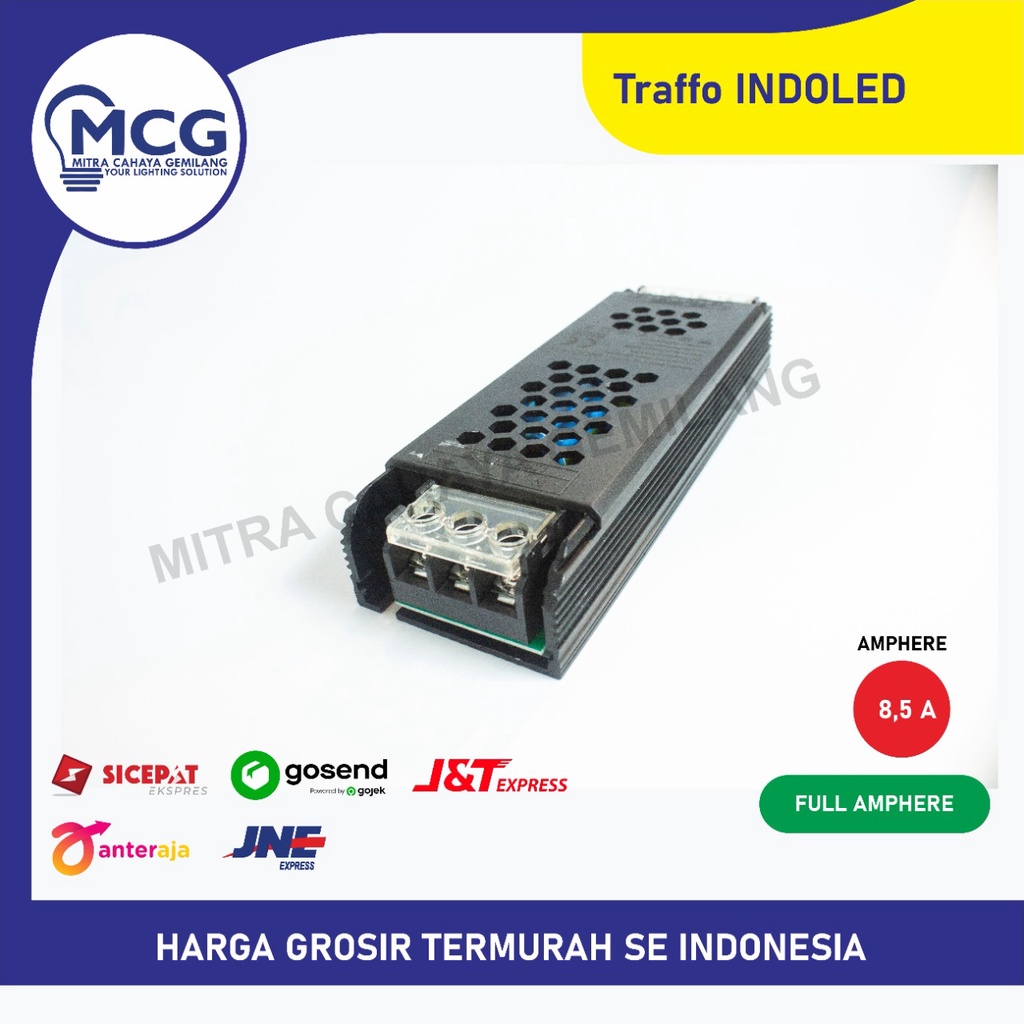 Jual Trafo Adaptor Power Supply Slim 12V 8.5A 100 watt FULL POWER ...