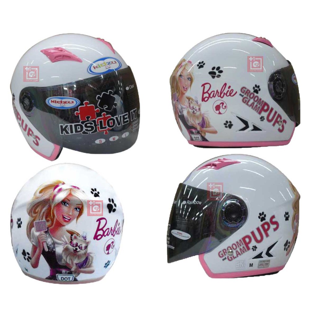 Jual HELM ANAK KIDZU BARBIE PUPS | Shopee Indonesia