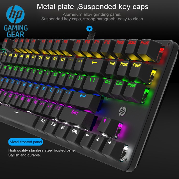 Jual HP Keyboard Mechanical Gaming GK200 / Hp GK200 / GK-200 / GK 200 ...