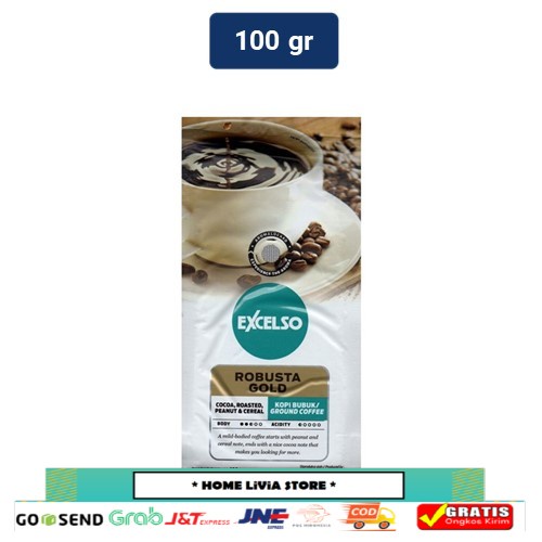 Jual Excelso Robusta Gold Bubuk Kopi 100gr | Shopee Indonesia