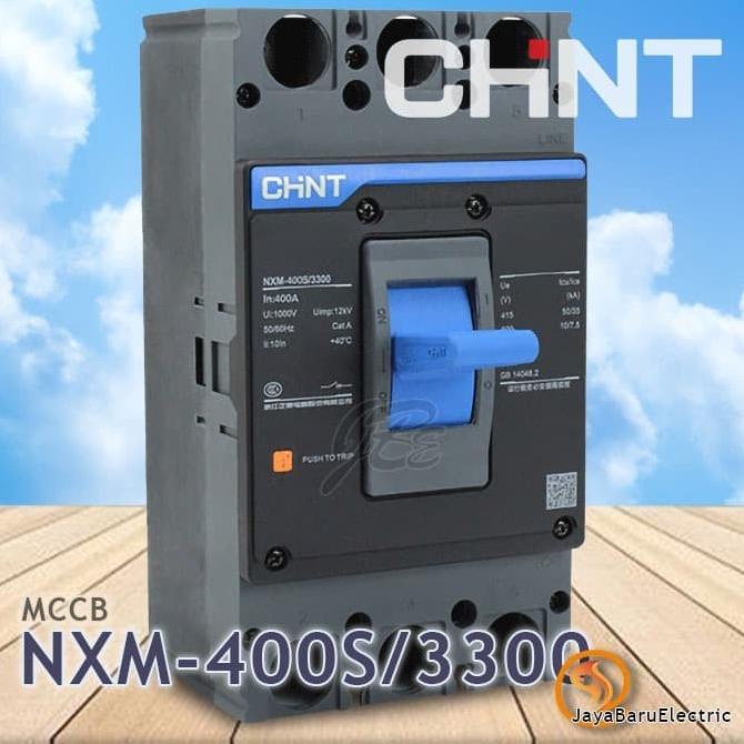 Jual Mccb Breaker Chint Nxm-400S Nxm400S 3P 315A 350A 400A | Shopee Indonesia