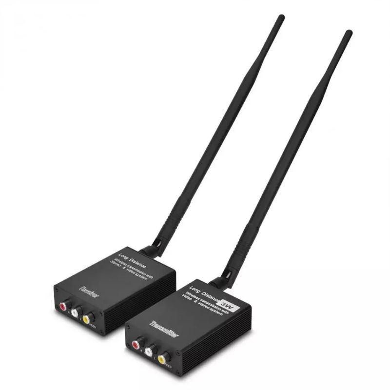 Jual AV Sender 2.4G 3W Adaptor AV Audio Video Pemancar dan Penerima ...