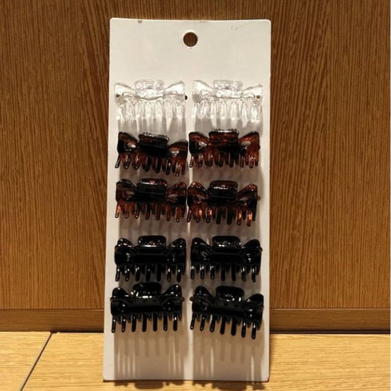 Jual MINISO CLAW CLIP / JEPIT RAMBUT ISI 10 PCS | Shopee Indonesia