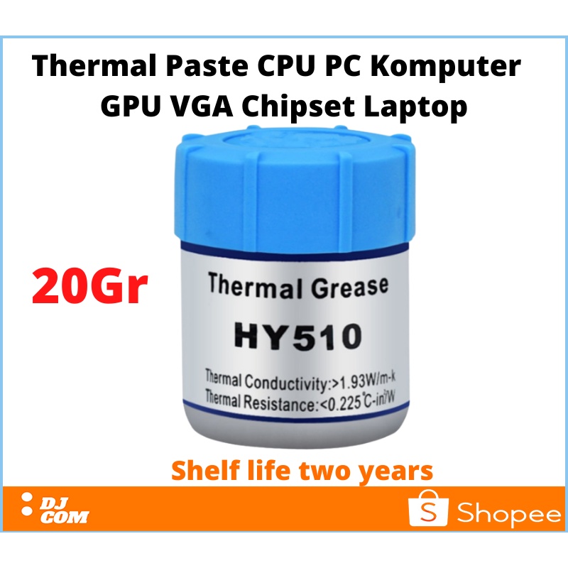 Jual Thermal Paste HY510 CPU PC Komputer GPU VGA Chipset Laptop ...