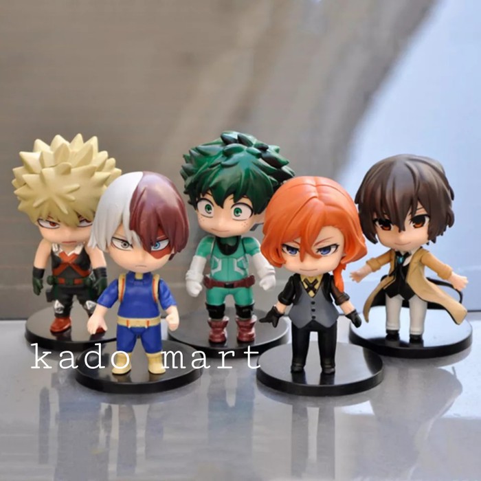 Jual BOKU NO HERO FIGURE SET 5 MY HERO ACADEMI CHIBI DEKU BOKUNO ...