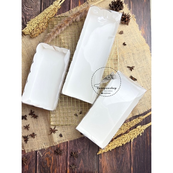 Jual Dus Mika Putih isi 5pcs / Dus Kue Bening Transparan / Box Kue ...