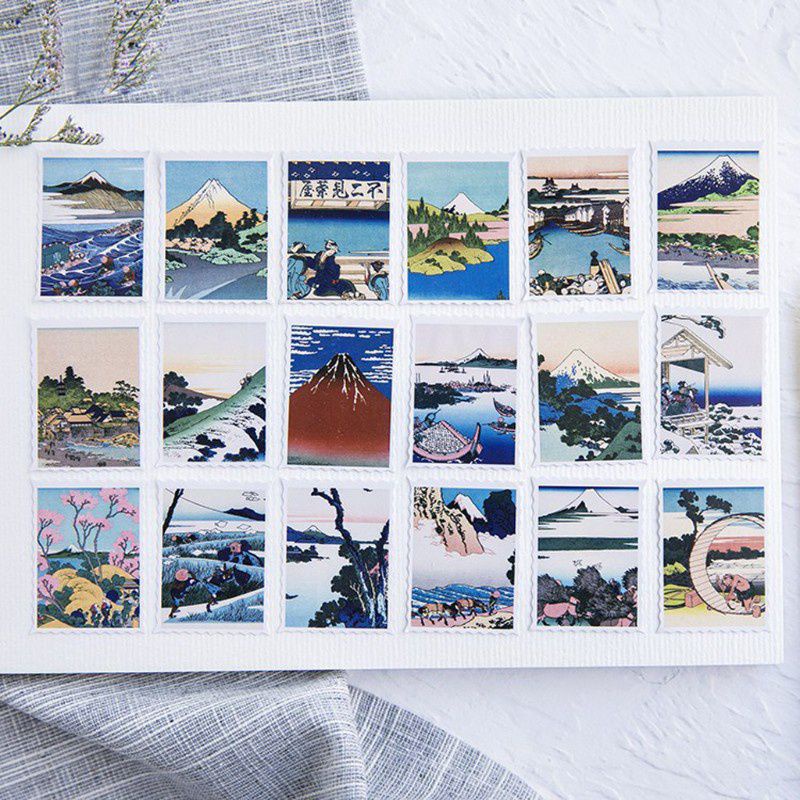 Jual [1 pcs] Sticker Perangko Village Desa Aesthetic vintage | Stiker ...