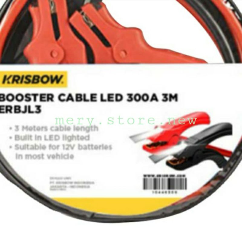 Jual KABEL JAMPER KRISBOW | BOOSTER CABLE LED 300A | Shopee Indonesia