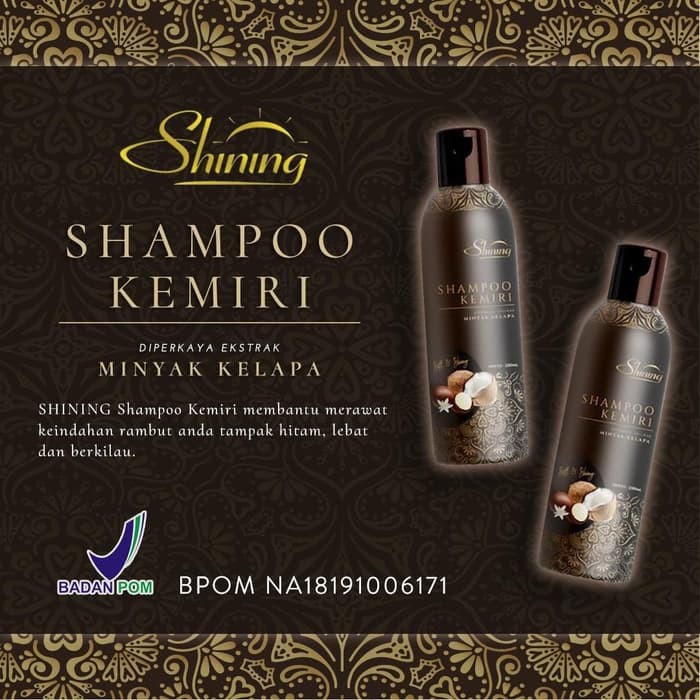 Jual Shining Shampoo Kemiri / Sampo Hitam Kemiri Anti Ketombe Penguat ...
