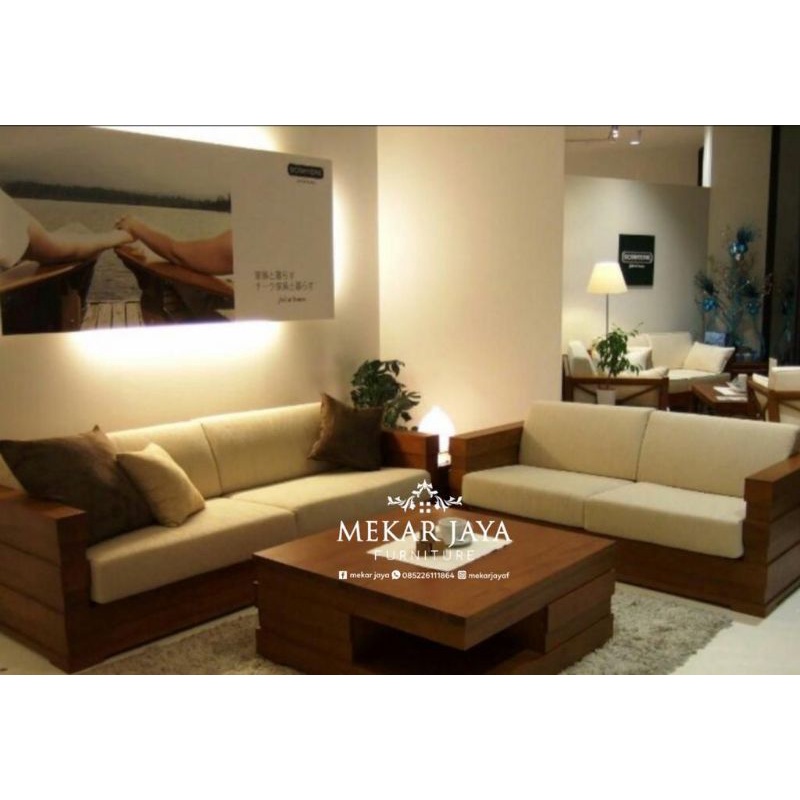 Jual Set Kursi Ruang Tamu Sofa Box Minimalis Jati Furniture Jepara ...