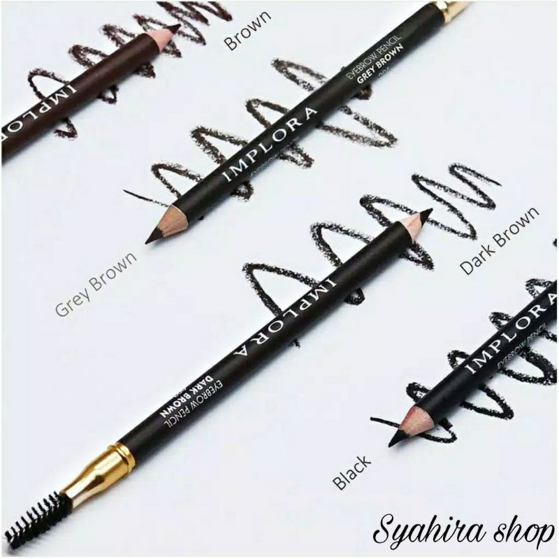 Jual Pensil Alis IMPLORA ( soft eyebrow pencil ) | Shopee Indonesia