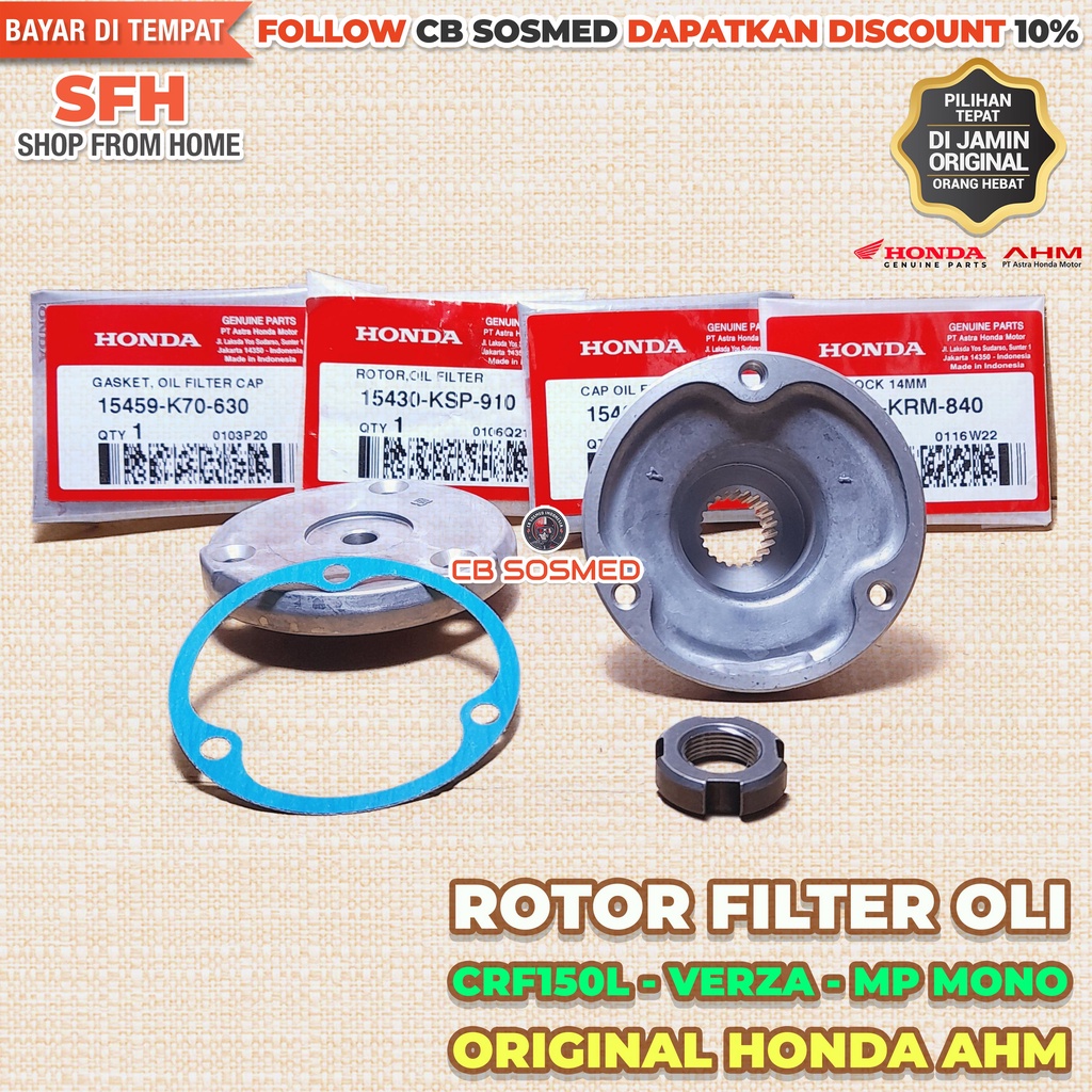 Jual Rotor Filter Oli VERZA 150 Corong Oli CB150 VERZA Rotor VERSA ...