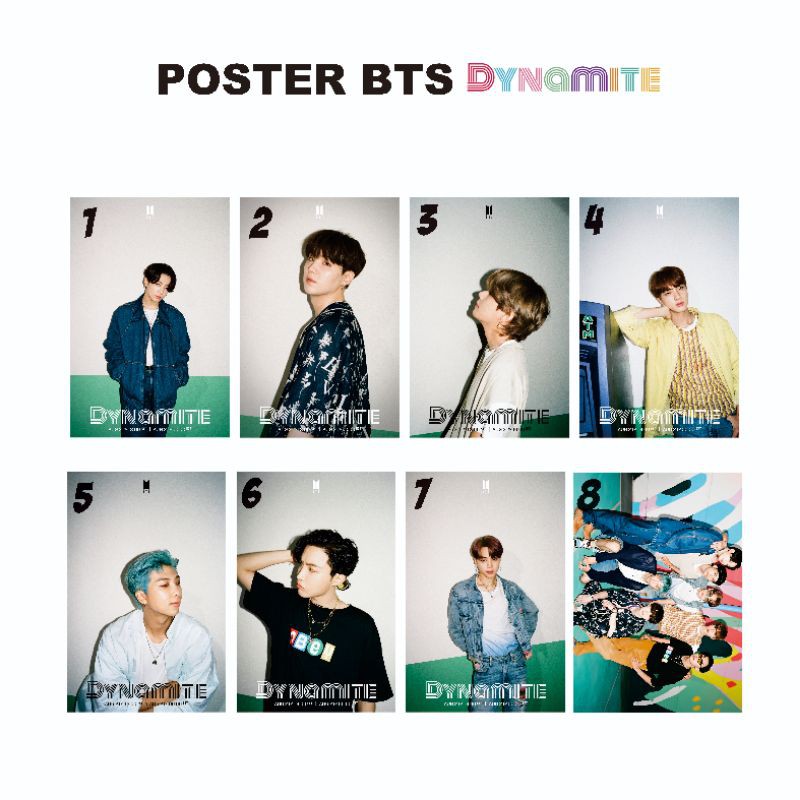 Jual POSTER BTS DYNAMITE | Shopee Indonesia