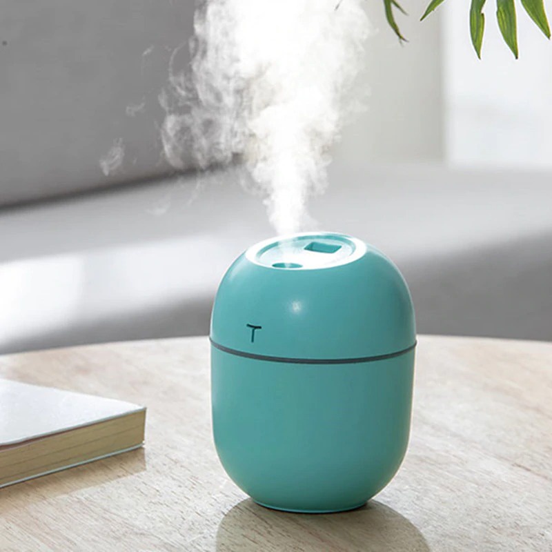 Jual Air Humidifier Aromatherapy Oil Diffuser LED Light 220ml | Shopee ...