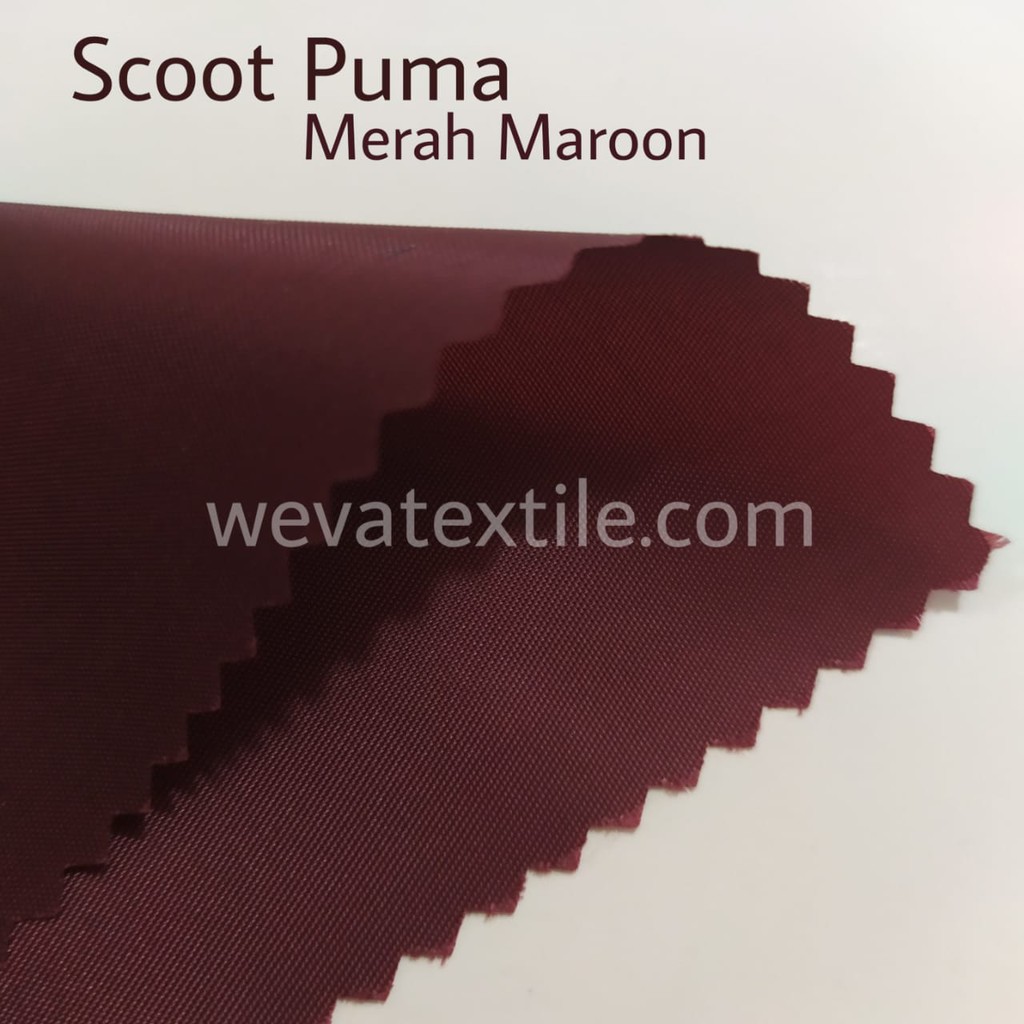 Jual Bahan Kain Jaket Scott Puma Kain Jaket Waterproof Maroon Tua ...