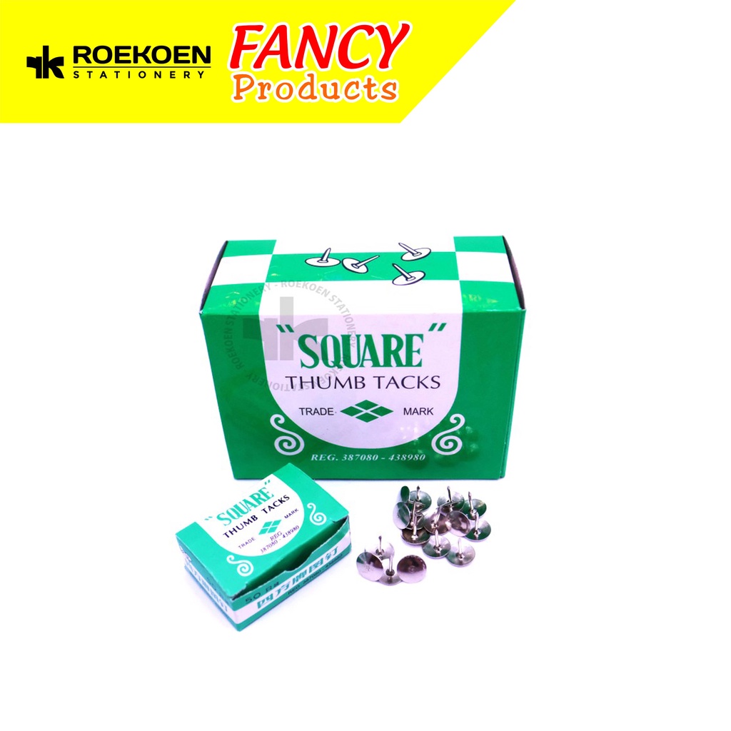 Jual Square Push Pin Pines Paku Payung | Shopee Indonesia