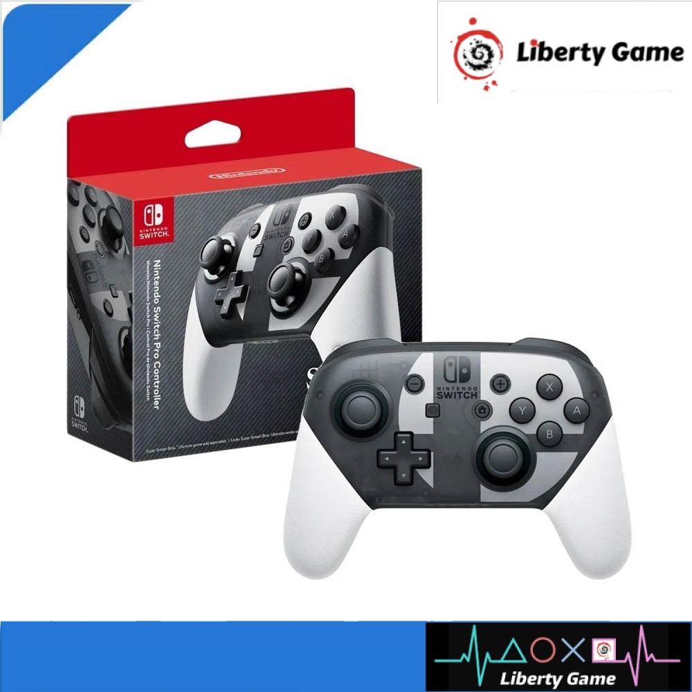 Jual Nintendo Switch Pro Controller Stick Stik Gamepad Super Smash Bros ...
