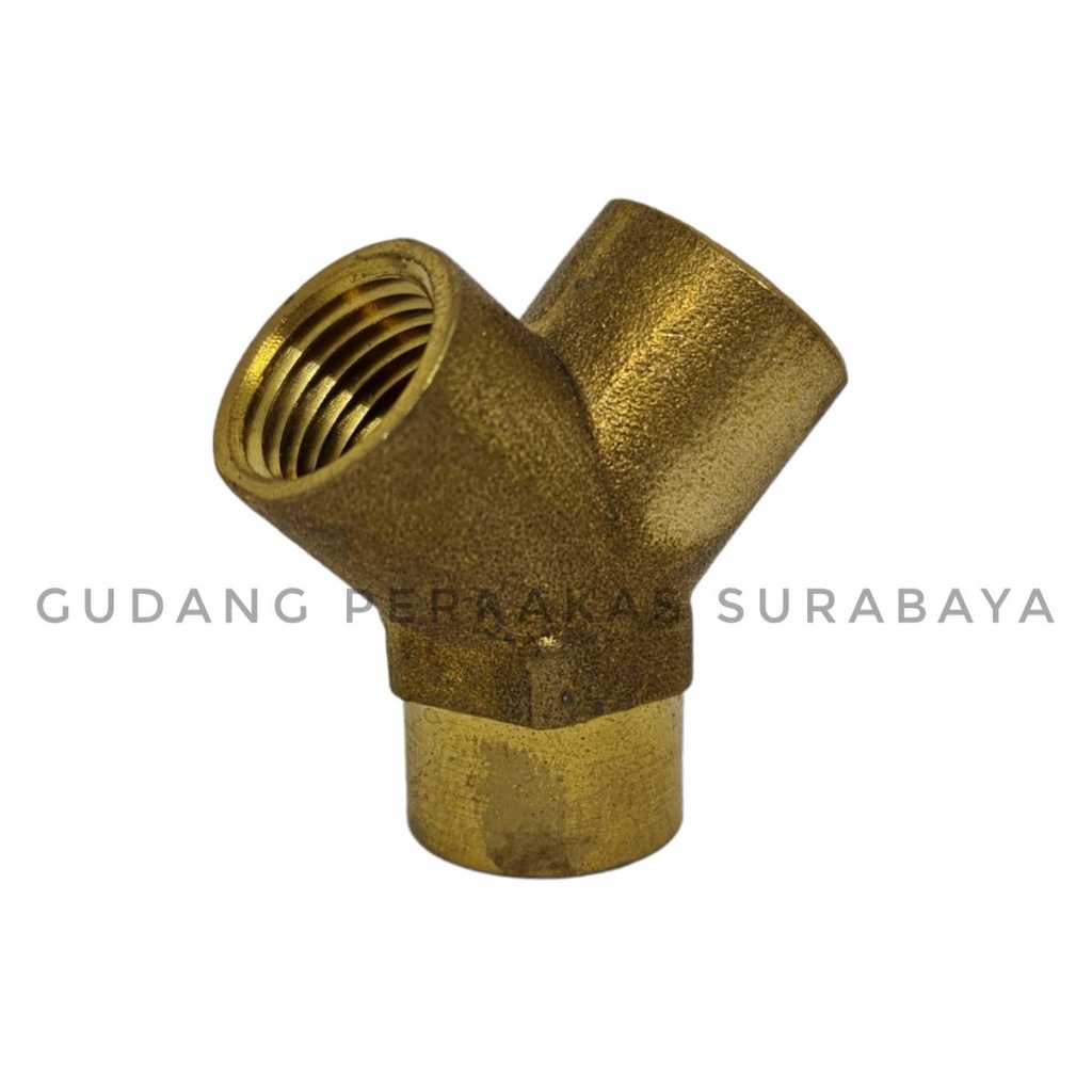 Jual Y CONNECTOR F x F x F PIPE FITTING SAMBUNGAN SELANG FITTING PIPA ...