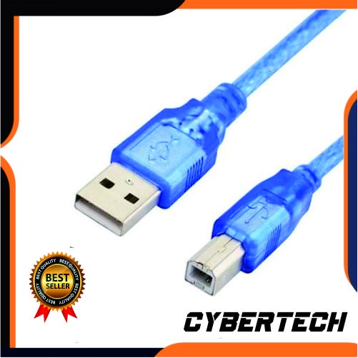 Jual KABEL PRINTER USB 2.0 MALE TO PRINTER MALE CENTRO 5 METER (CENTRO ...