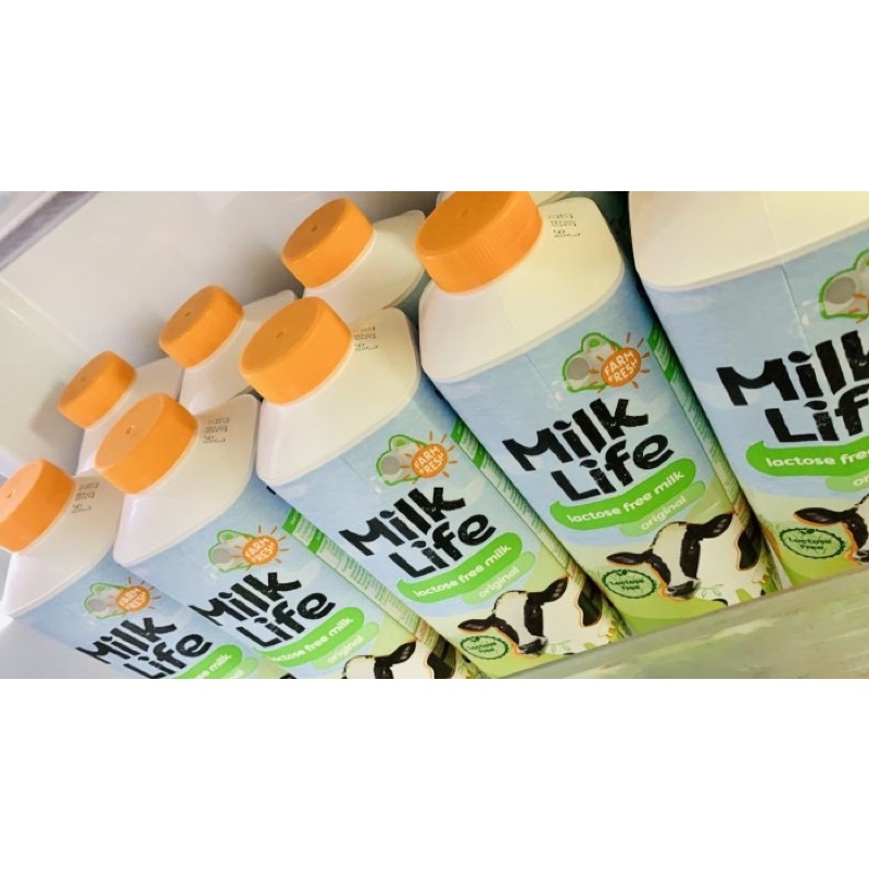 Jual milk life lactose free 1lt murah segar original gosend instant 1 ...