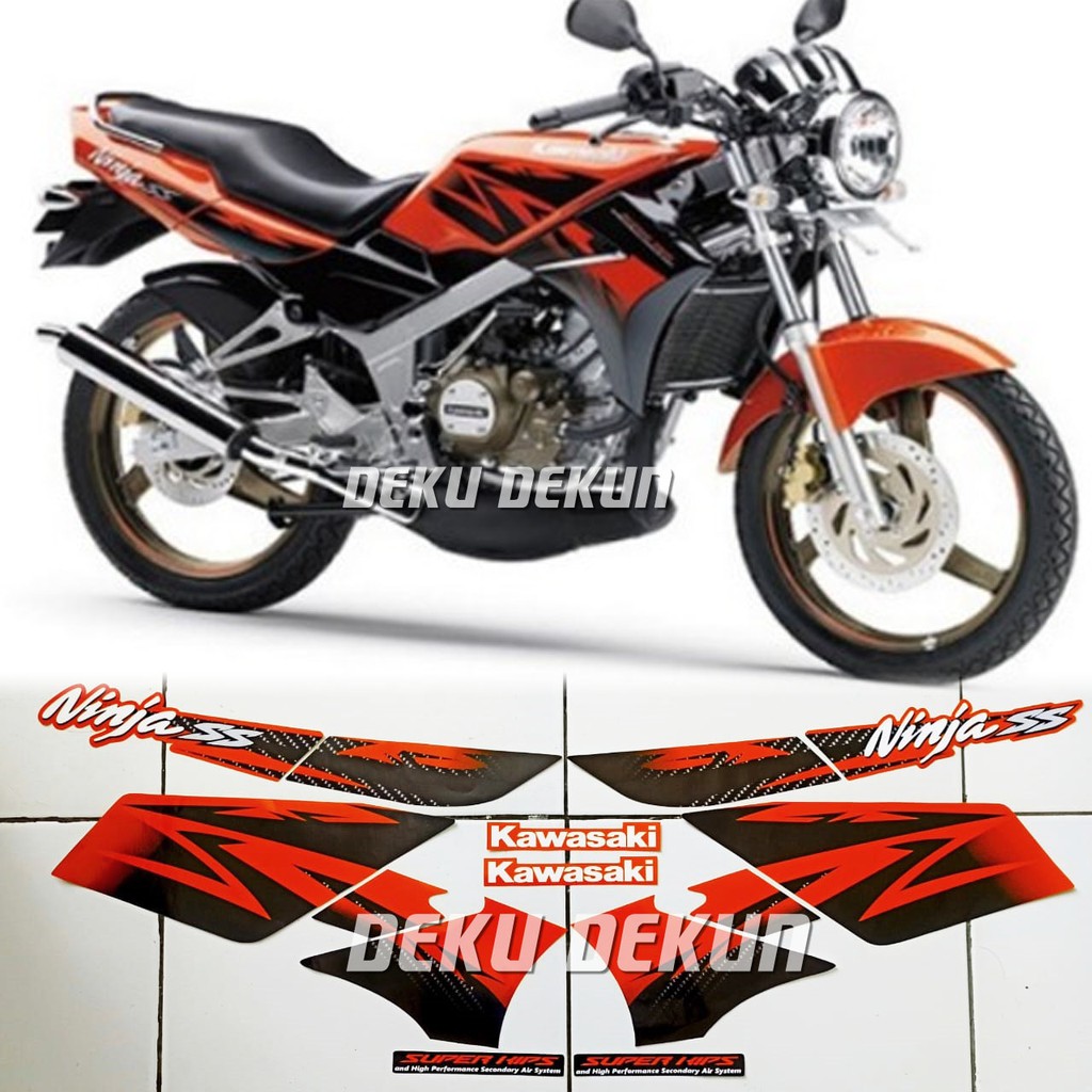 Jual Striping Ninja Ss SE Orange 2014 Tahan Vernis Cuting Glosy ...