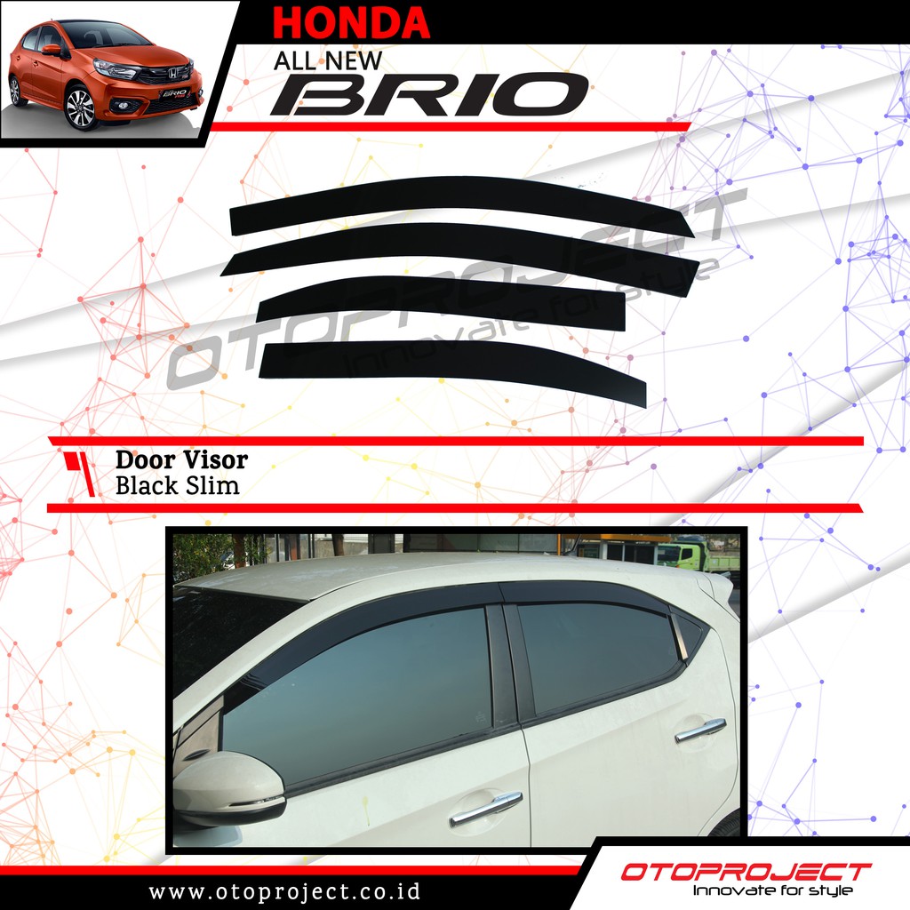 Jual Otoproject - Talang Air A.N Brio Black Slim | Shopee Indonesia