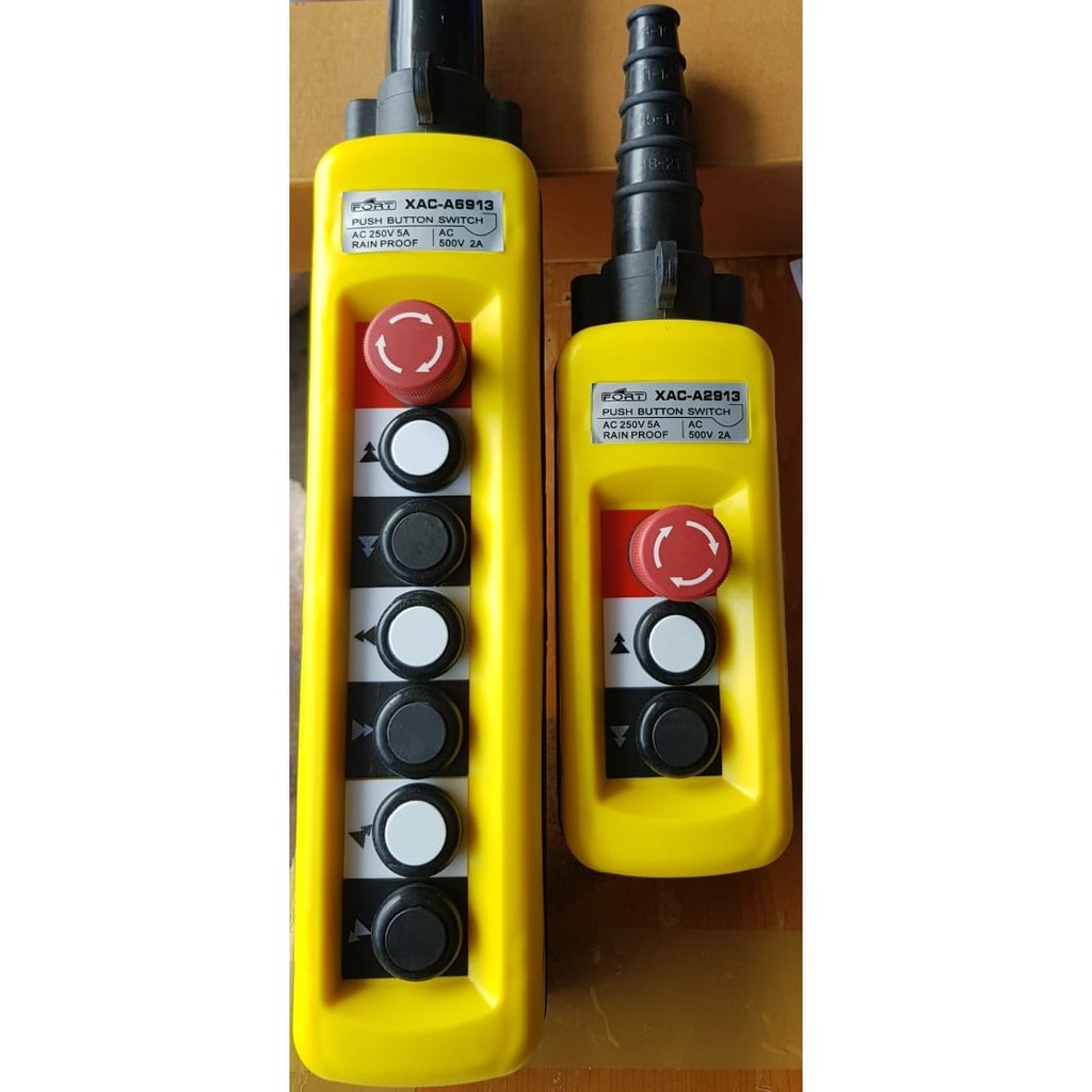 Jual Hoist Push Button FORT Double Speed 6 Tombol XAC-A6913/CONTROL SWICH | Shopee Indonesia