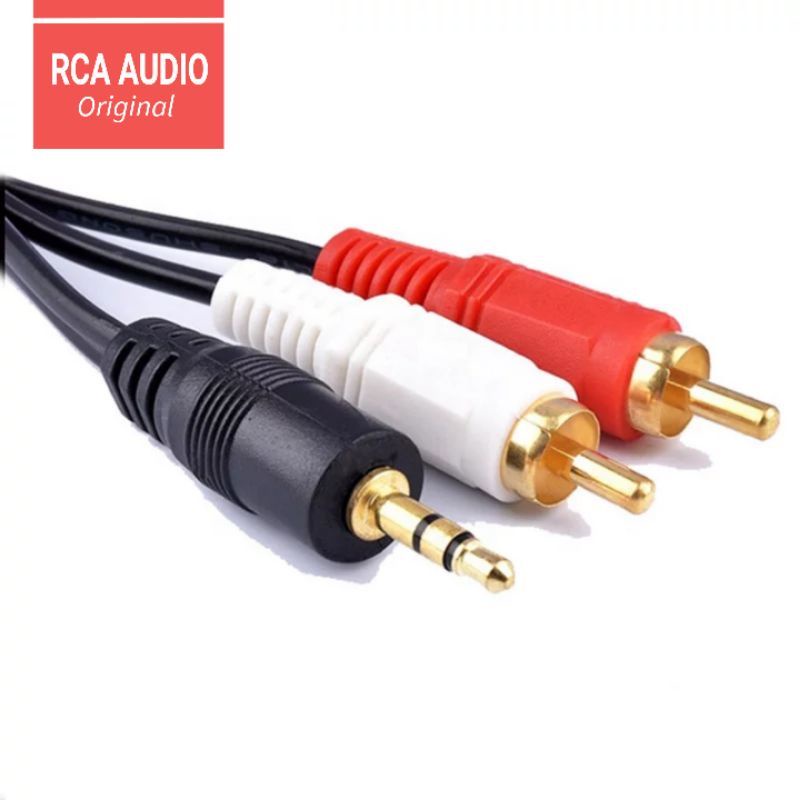 Jual Kabel RCA / Kabel Audio 2in1 1,5CM | Shopee Indonesia