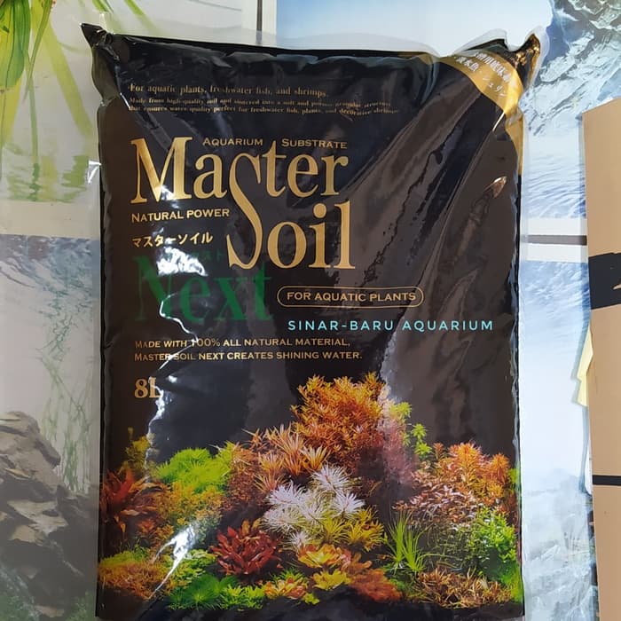 Jual MASTER SOIL AQUARIUM SUBSTRATE AQUASCAPE FISH SHRIMP 8 LITER ...