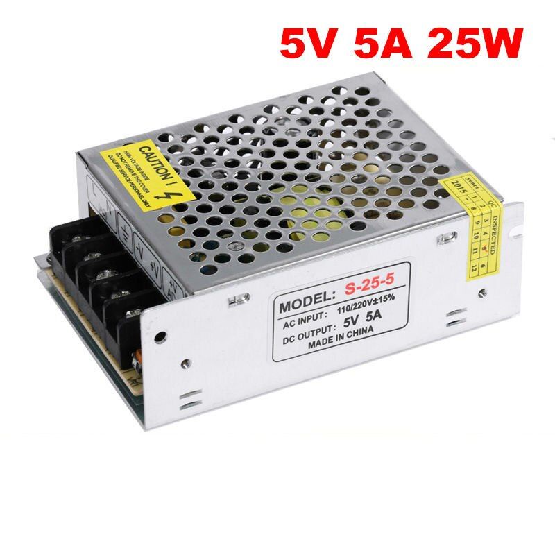 Jual Switching Power Supply PSU 5V 5A High Quality, 5 Volt 5 Ampere Jaring Adaptor SMPS | Shopee ...