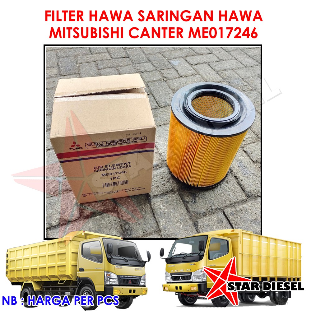 Jual FILTER HAWA SARINGAN HAWA MITSUBISHI CANTER ME017246 FILTER UDARA ...