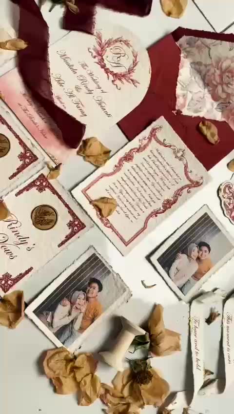 Jual Keepsake | Wedding Vows | Handmade Undangan Aesthetic (Classic ...
