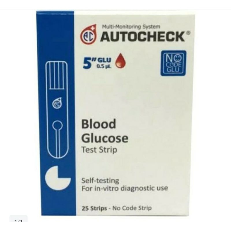 Jual autocheck strip glukosa(gula) | Shopee Indonesia