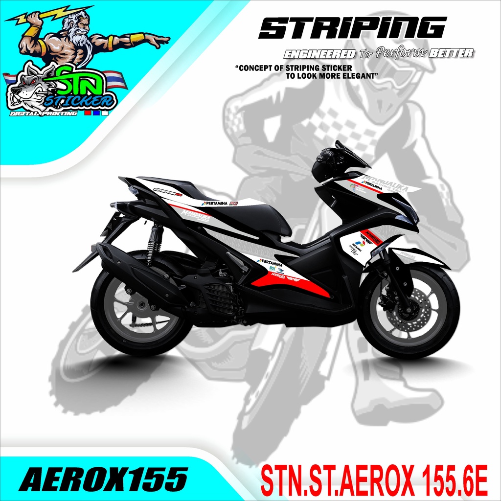 Jual STIKER MOTOR AEROX 155.06 | Shopee Indonesia