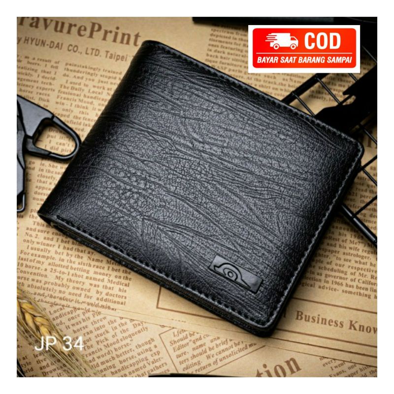 Jual Dompet Pria Bahan Kulit PU JP34 George Series | Shopee Indonesia