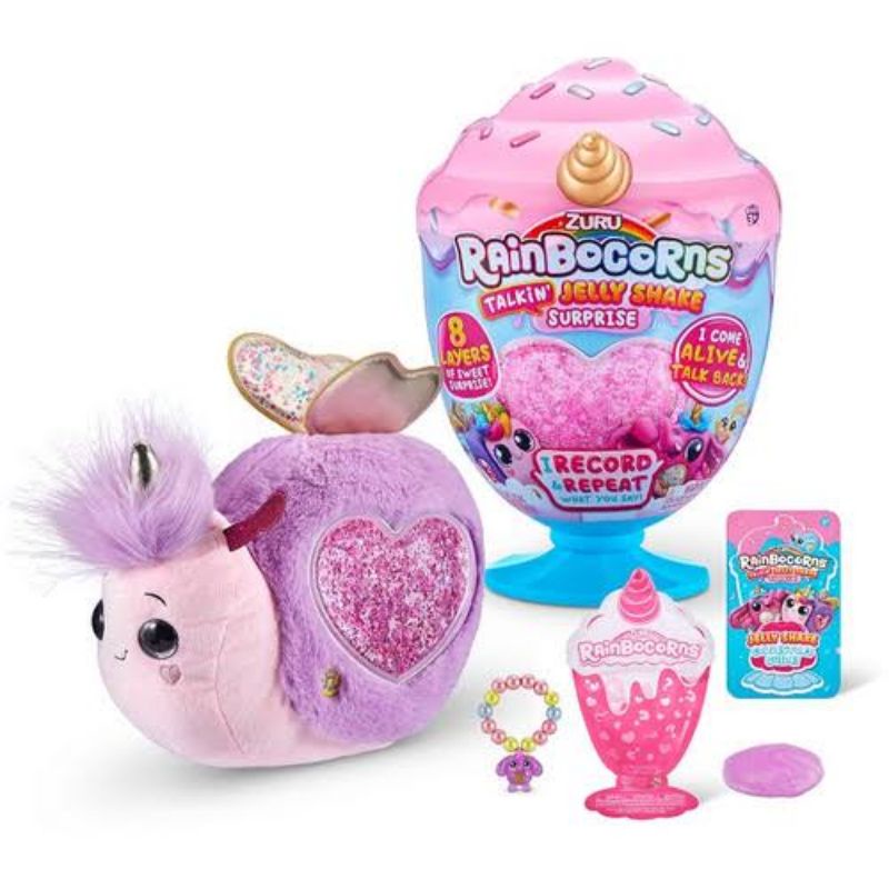 Jual Rainbocorns Talkin Jelly Shake Surprised Electronic Plush Doll ...