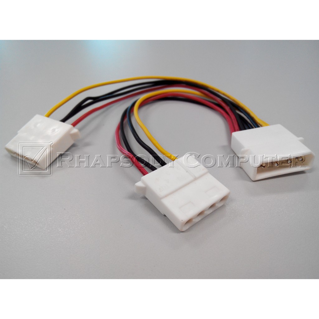 Jual Kabel Power ATA (Male) to 2 ATA (Female) cabang | Shopee Indonesia