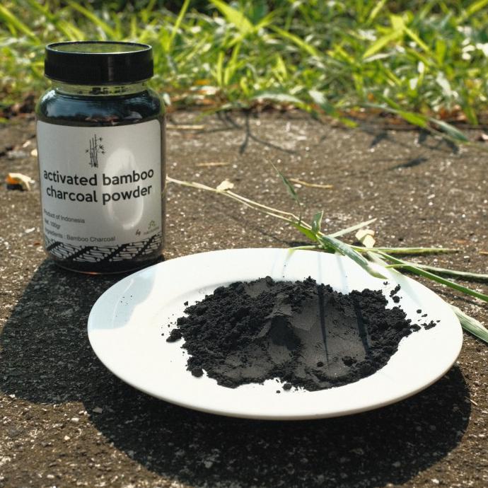 Jual PREMIUM ACTIVATED BAMBOO CHARCOAL POWDER / BUBUK ARANG BAMBU AKTIF ...
