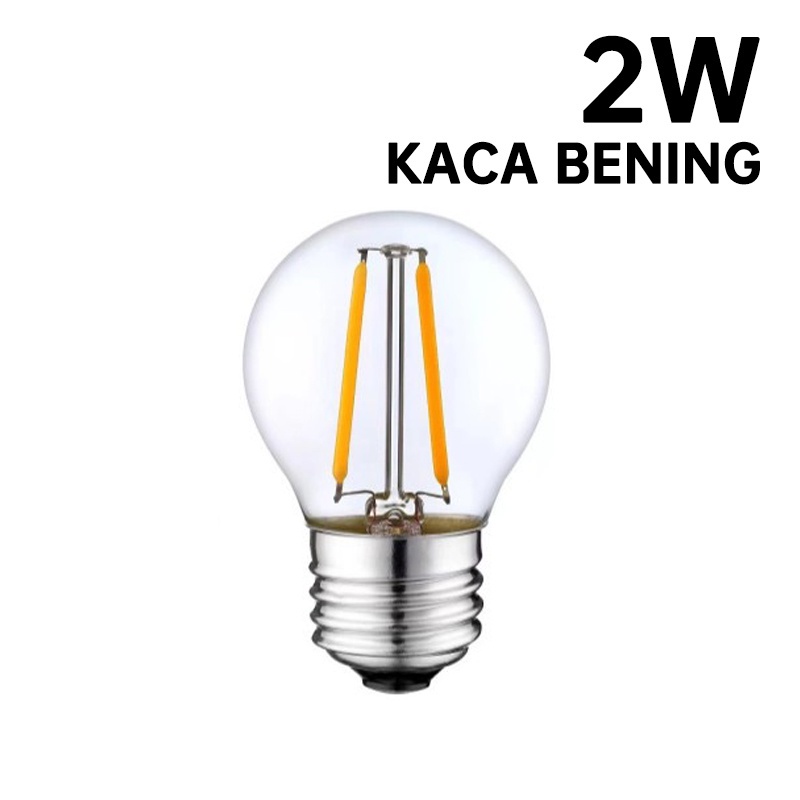 Jual LED Filamen Bohlam Pijar Edison 2W 4W E27 G45 ST64 S14 Lampu ...