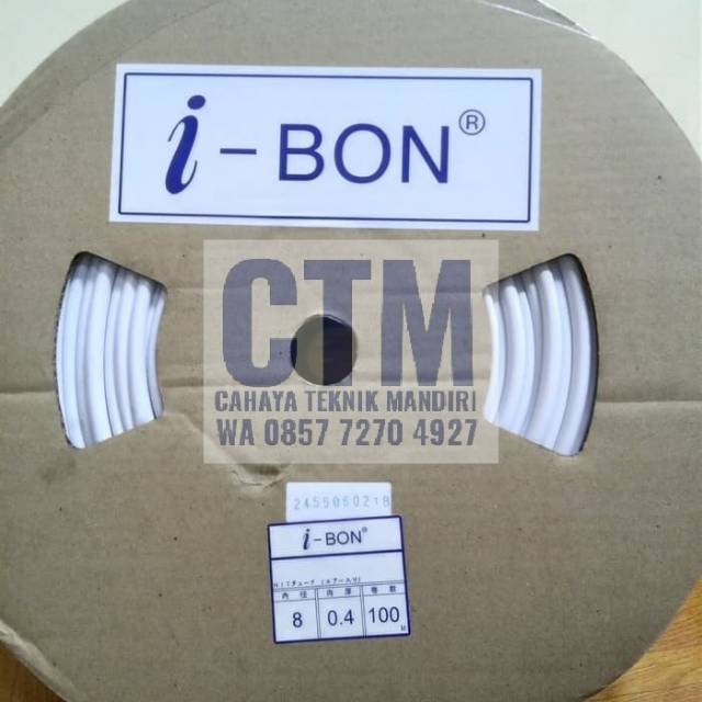 Jual Marker tube ukuran 8mm putih / pvc labeling kabel 100m | Shopee ...