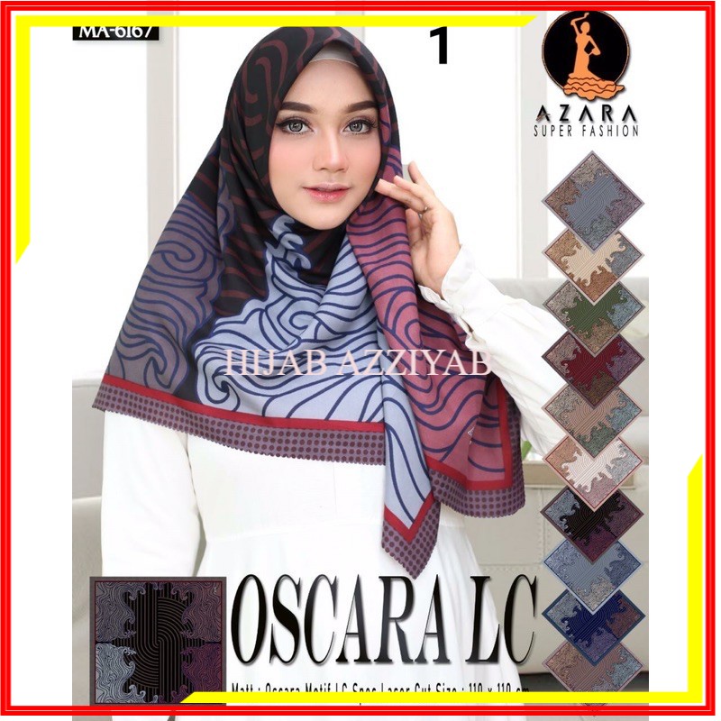 Jual Hijab Azara / Hijab Oskara / Hijab Laser Cut / Hijab Murah Jilbab ...