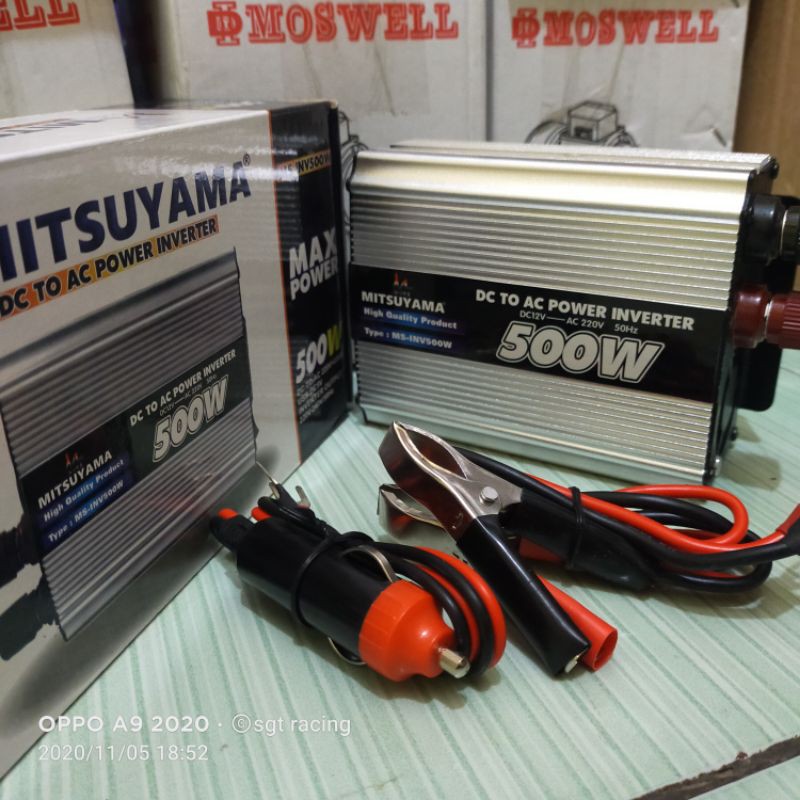 Jual POWER INVERTER DC TO AC 500W MITSUYAMA | Shopee Indonesia