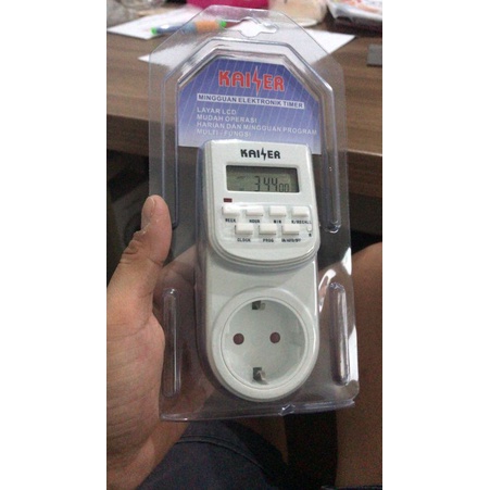 Jual stop kontak timer digital saklar timer colokan listrik timer ...