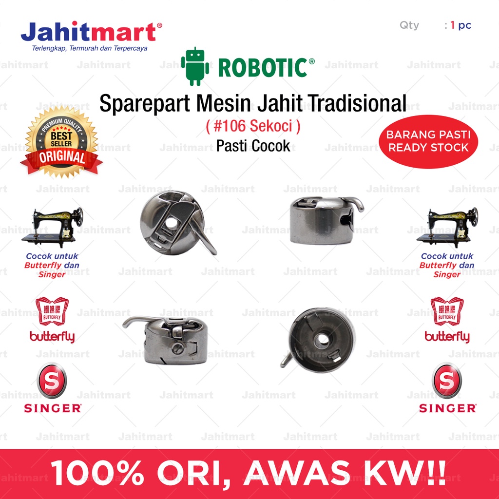 Jual SEKOCI / BOOBIN CASE MESIN JAHIT RUMAH TANGGA / MESIN JAHIT KECIL ...