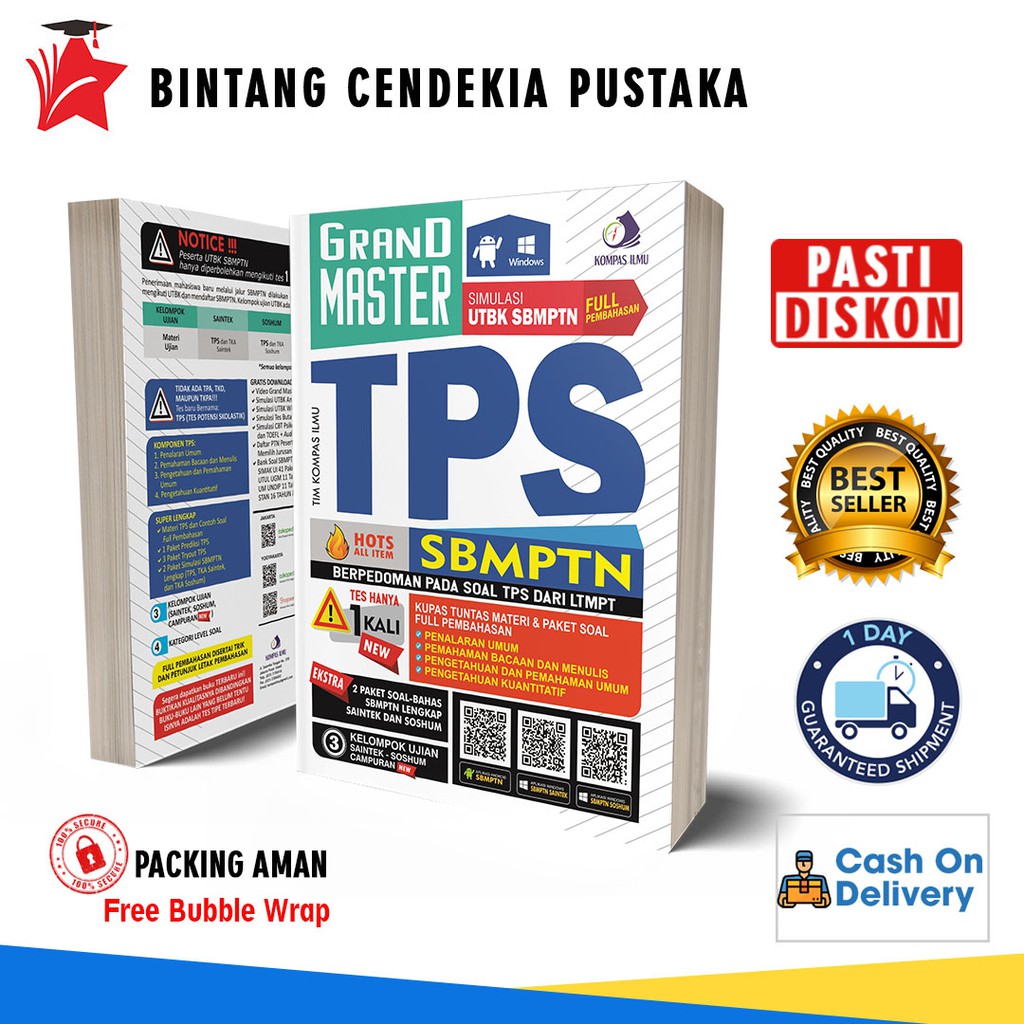 Jual BUKU GRAND MASTER TPS SBMPTN (KOMPAS ILMU) | Shopee Indonesia
